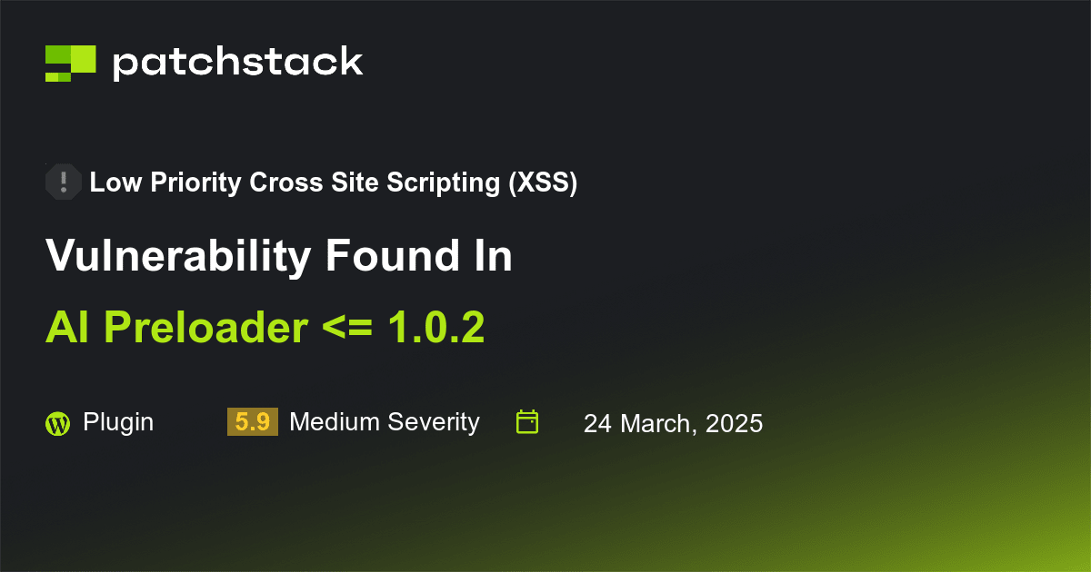 WordPress AI Preloader plugin